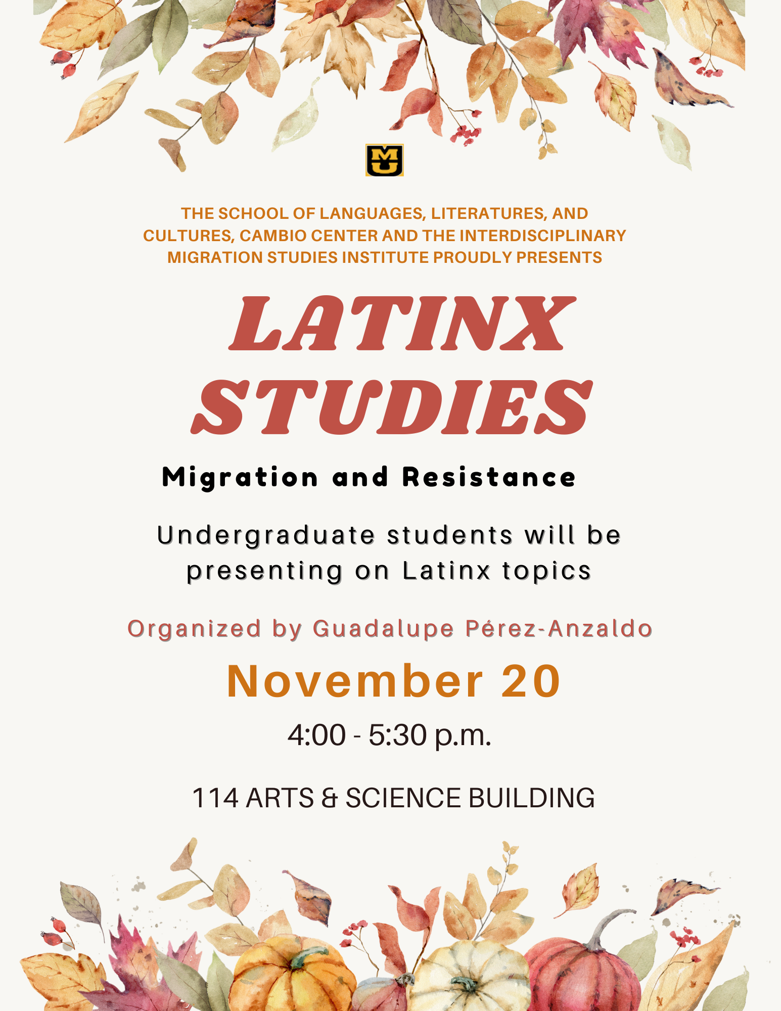 Latinx Studies Presentations – Cambio Center